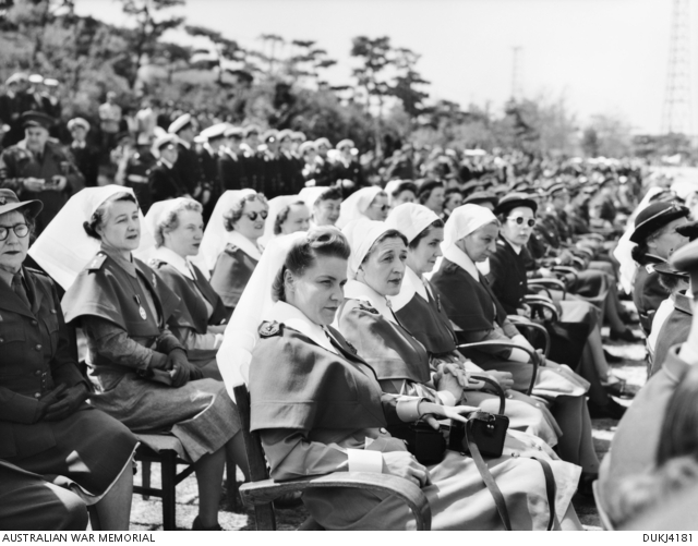 Brigadier R King CBE DSO presided over a parade of British Commonweatlh ...