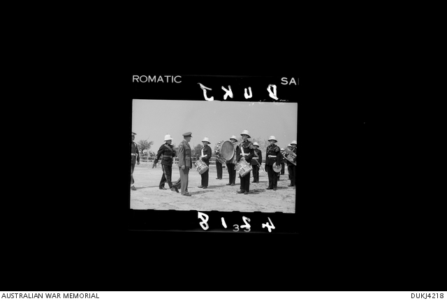 Brigadier R King CBE DSO presided over a parade of British Commonweatlh ...