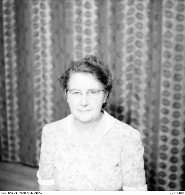 Portrait of Ann Raymond, daughter of Major (Maj) Claude Edward Raymond ...