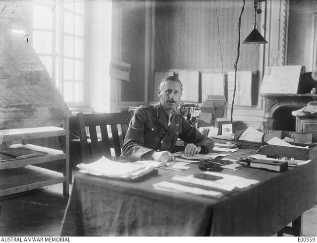 Informal portrait of Brigadier General C B B White, of 1st Anzac Corps ...