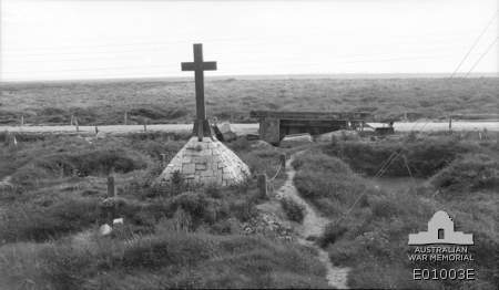 View of the Pozieres battlefield, taken from the Windmill. It was here ...