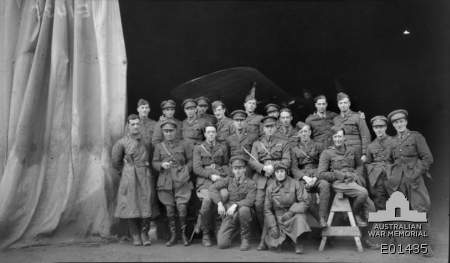 Group portrait of Lieutenant Colonel (Lt Col) Watt and officers of the ...