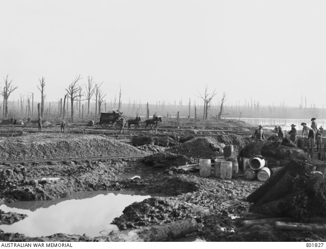 View of Clapham Junction, through Chateau Woods (background), and ...