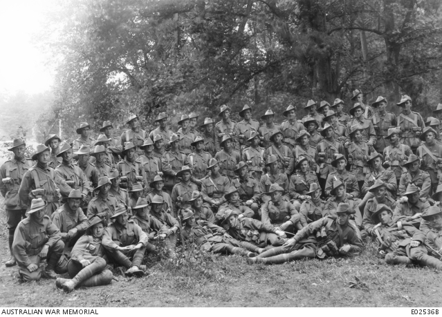 First image (left half) of a panorama of a group portrait of the ...