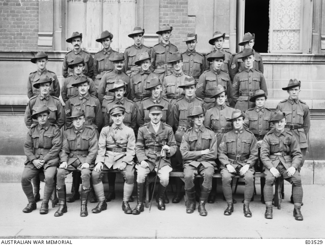 Group portrait of the Registry Staff of Australian Base Section, of the ...