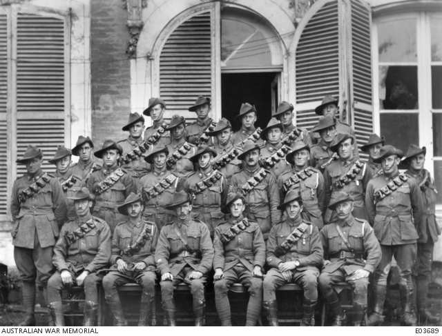 Group portrait of the Warrant Officers and Sergeants of the 13th ...