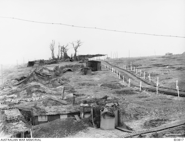 The Camp of the Fourth Army Headquarters, situated in a camouflaged ...