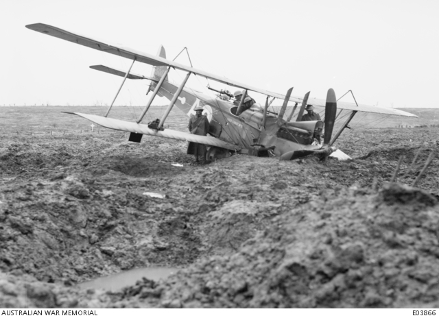 A Royal Flying Corps (RFC) RE8 aircraft serial B506? which crashed on ...