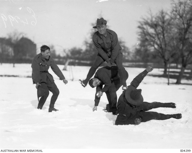 Four unidentified Australian soldiers of the Photographic Sub-Section ...