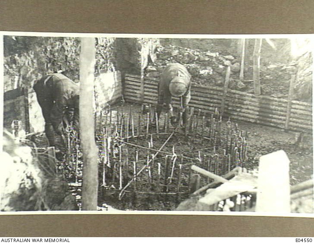 Messines Sector, Belgium. 17 February 1918. Australians engaged in ...