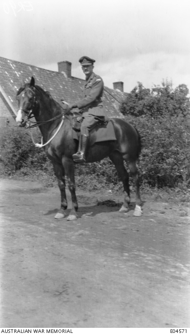 An outdoor portrait of Brigadier-General H G Bennett CB CMG, GOC 3rd ...