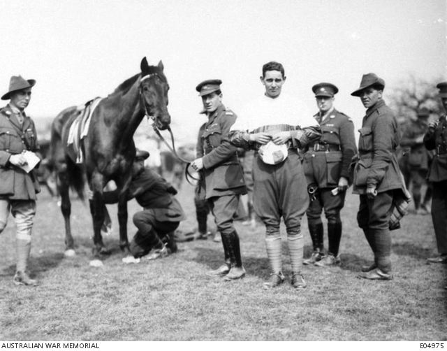 Six unidentified officers and soldiers, probably members of the 8th ...