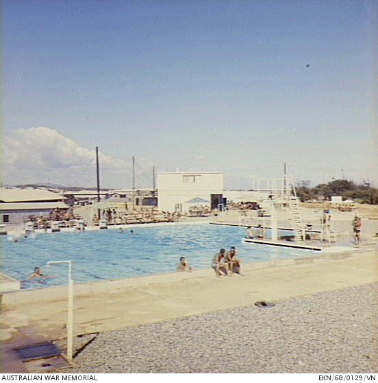 Vung Tau, South Vietnam. 1968. Soldiers at the Harold Holt Memorial ...