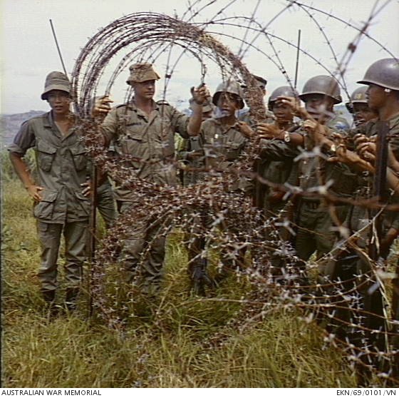 Horseshoe Hill, South Vietnam. 1969-09. Warrant Officer Class 2 (WO2 ...