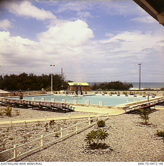 Vung Tau, South Vietnam. June 1970. The Harold Holt Memorial swimming ...