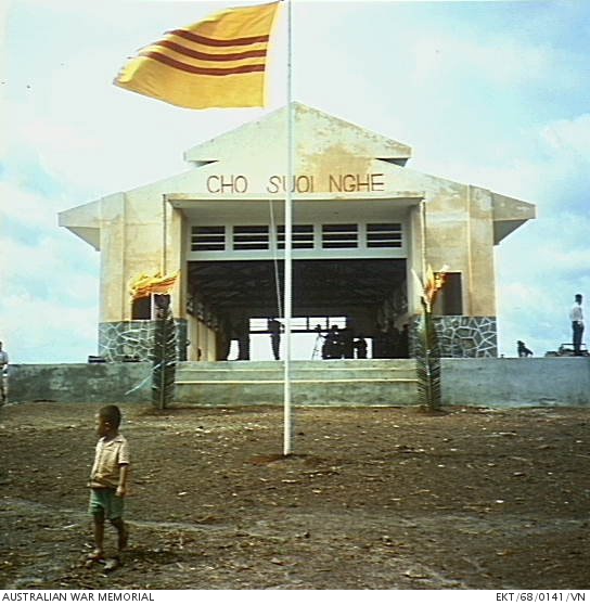Phuoc Tuy Province, South Vietnam. 1968. At the official opening of Ap ...