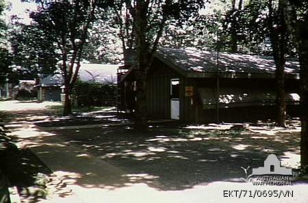 Nui Dat, South Vietnam. 1971. Exterior view of Commander 1st Australian ...