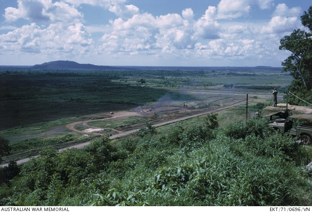 Nui Dat, South Vietnam. 1971. View of 1st Australian Task Force (1ATF ...