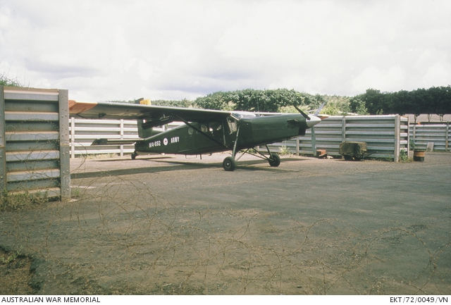 A Pilatus Porter aircraft, serial no A14-692, from 161 Independent ...