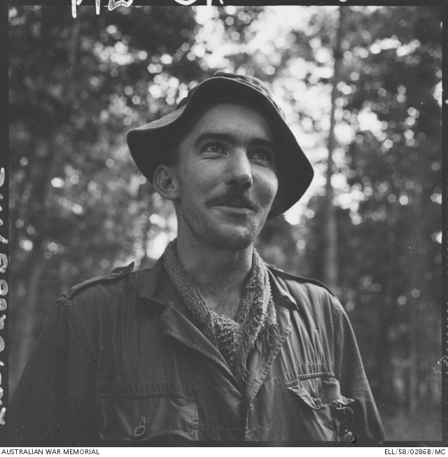 Informal portrait of 2/410660 Private (Pte) Ray Caulfield, aged 28, of ...