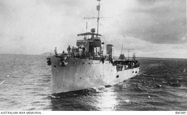 Singapore. The torpedo-boat destroyer HMAS Torrens. Torrens was ...