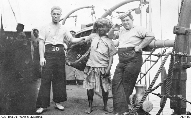 Informal portrait of 2237 Stoker William John Bourke, born in Perth, WA ...