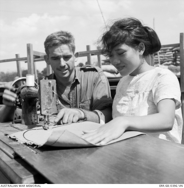South Vietnam. 1968-04. Private Allan Winney, 21, of Penshurst, NSW ...