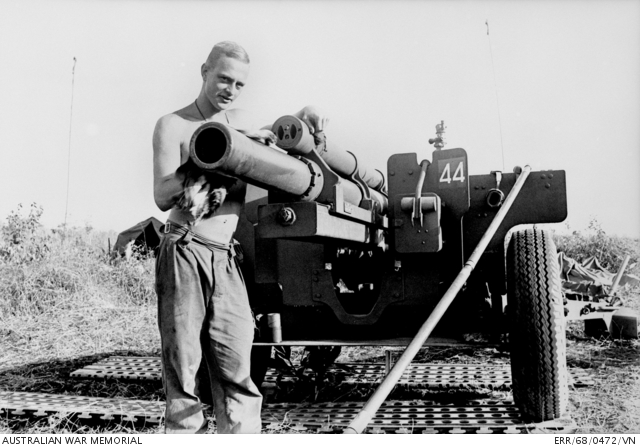 Bien Hoa Province, South Vietnam. 1968-05. National serviceman, Gunner ...