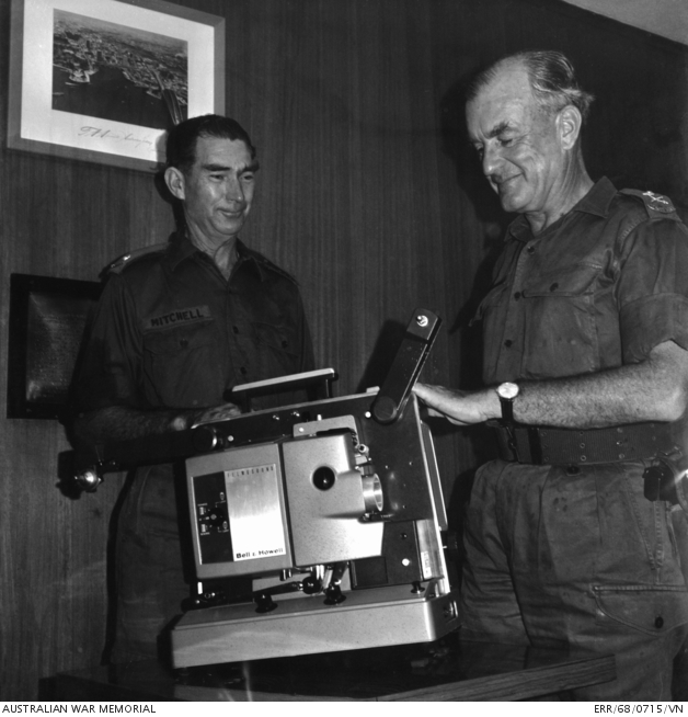 Vung Tau, South Vietnam. 1968-08-05. Major General A. L. MacDonald of ...