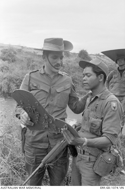 Pleiku, South Vietnam. 1968-12. Warrant Officer (WO) Les Kapp of ...