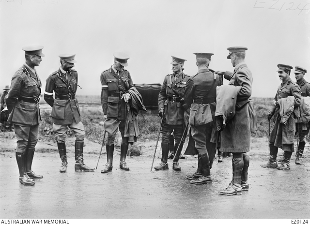 General Sir William Riddell Birdwood with the five Australian ...