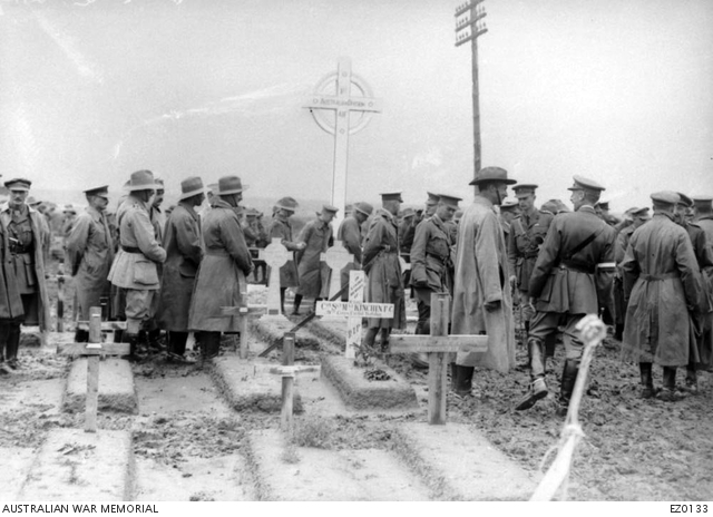 General Sir William Riddell Birdwood and staff officers walk through ...