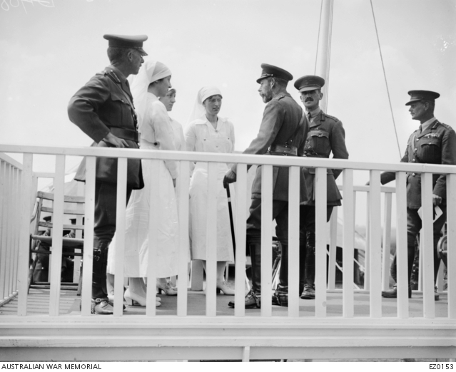 While visiting a military sports meeting of the Australian 5th Division ...