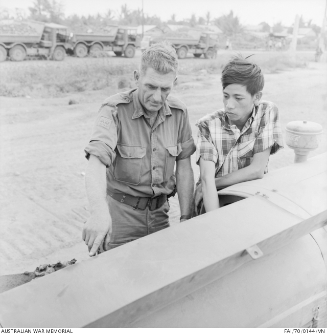 Vung Tau, South Vietnam. March 1970. Warrant Officer Class 2 Mike Mace ...