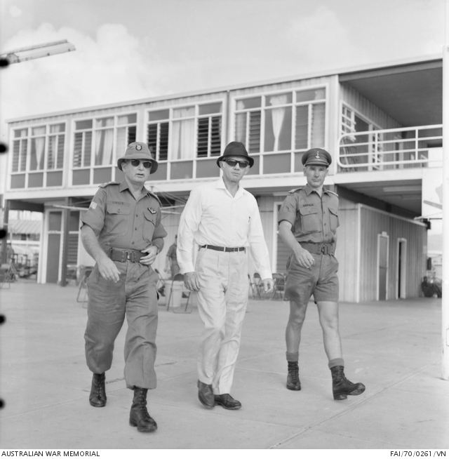 Vung Tau, South Vietnam, 1970-04. During his trip to South Vietnam, the ...