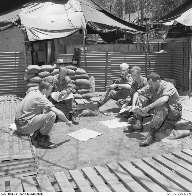 South Vietnam. May 1970. 1 Special Air Services Squadron Orders Group ...