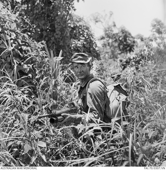 Phuoc Tuy Province, South Vietnam. May 1970. Corporal Ian Bullock of ...