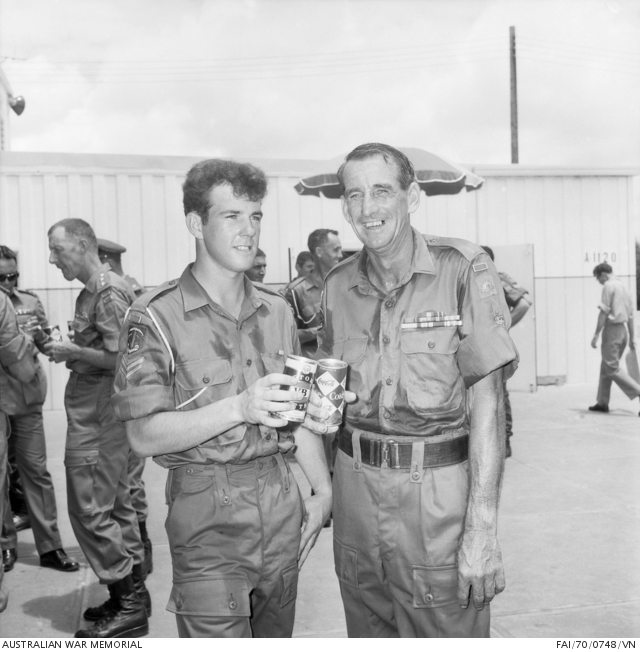 Warrant Officer Class 2 (WO2) Duncan Strachan, 48 (right), Commanding Officer of a Night ...
