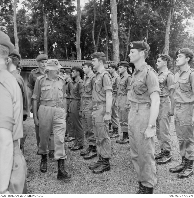 Nui Dat, South Vietnam. November 1970. The Commander of the 1st ...