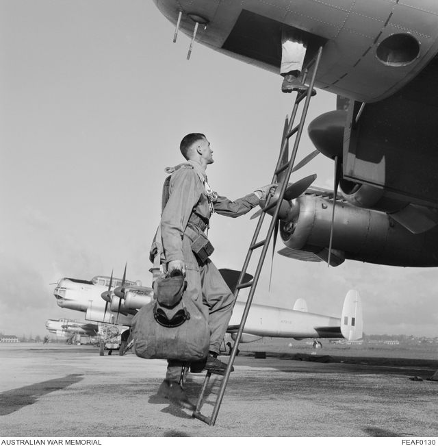WING COMMANDER C.H. "SPUD" SPURGEON OF CANTERBURY VIC, COMMANDING ...