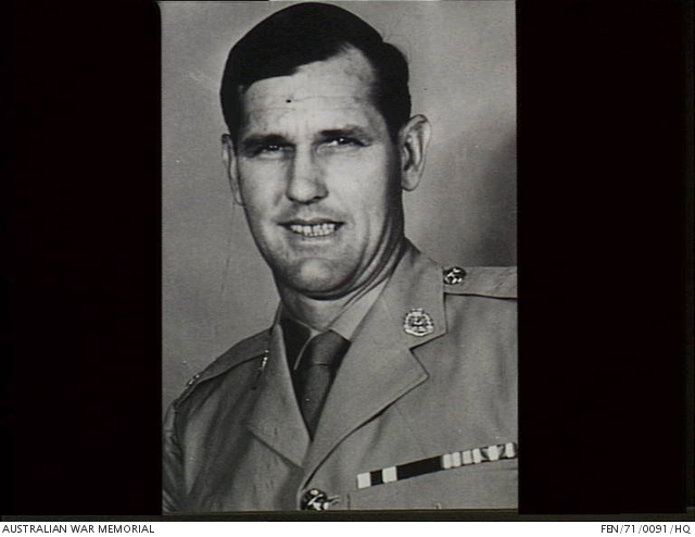 1971. Portrait of Major (Maj) P. N. D. White MC. Maj White was awarded ...