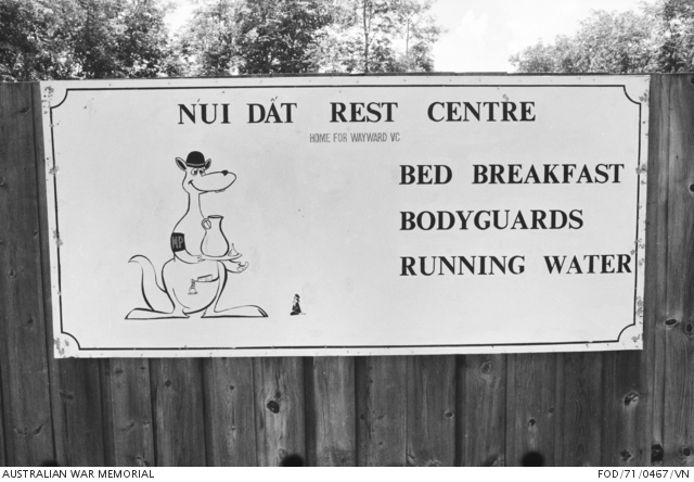 Nui Dat, Vietnam. September 1971. The `Nui Dat Rest Centre. Home for ...