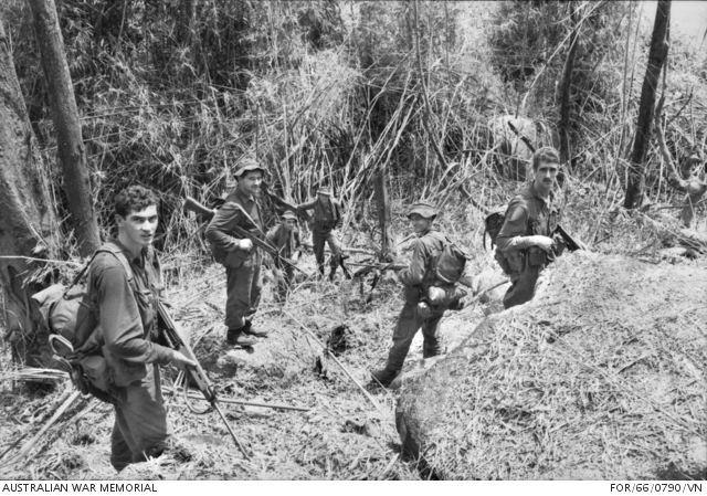 Vietnam. 1966-09. Soldiers of the 6th Battalion, The Royal Australian ...