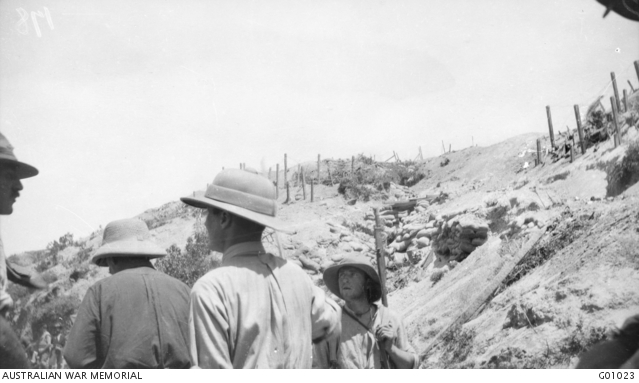 Gallipoli Peninsula, Turkey. July 1915. Quinn's Post on Anzac was ...