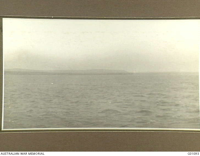 Gallipoli Peninsula, Turkey. July 1915. The real relative sizes of ...
