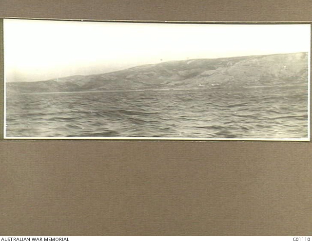 Gallipoli Peninsula, Turkey. 1915. The slope of Sari Bair, towards ...