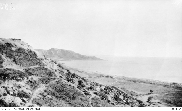 Gallipoli Peninsula, Turkey. 25 July 1915. No. 2 Outpost was situated ...