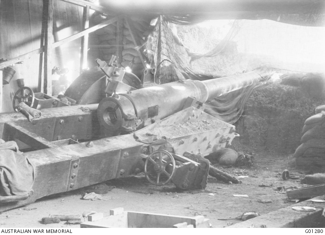 Gallipoli Peninsula, Turkey. 17 December 1915. The old naval 4.7 inch ...