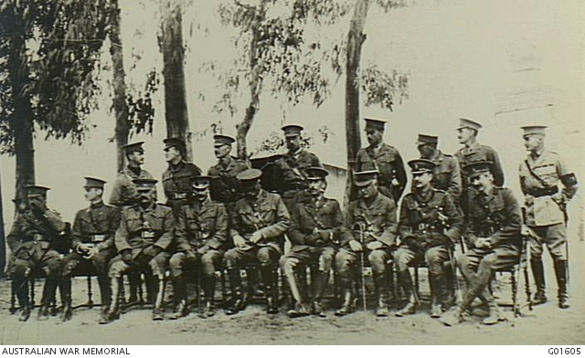 Staff of 1st Australian Division. | Australian War Memorial