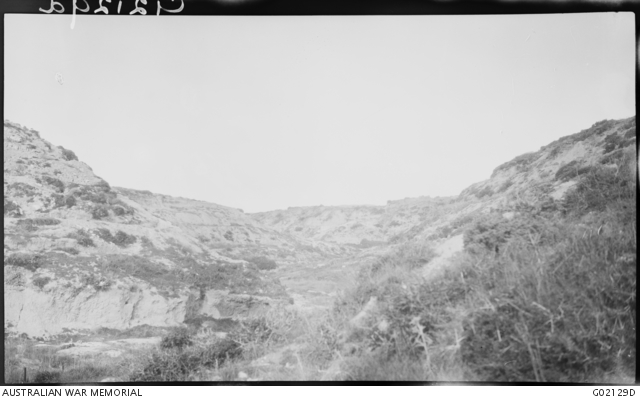 View of Gully Ravine. One of a series of photographs taken on the ...